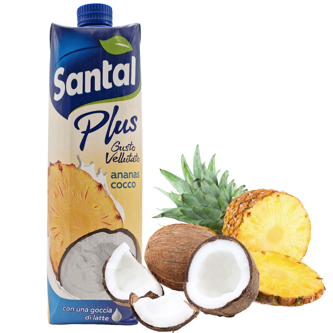 SANTAL Plus Ananas e Cocco - Ananas und Kokosnuss Fruchtsaft 1000ml