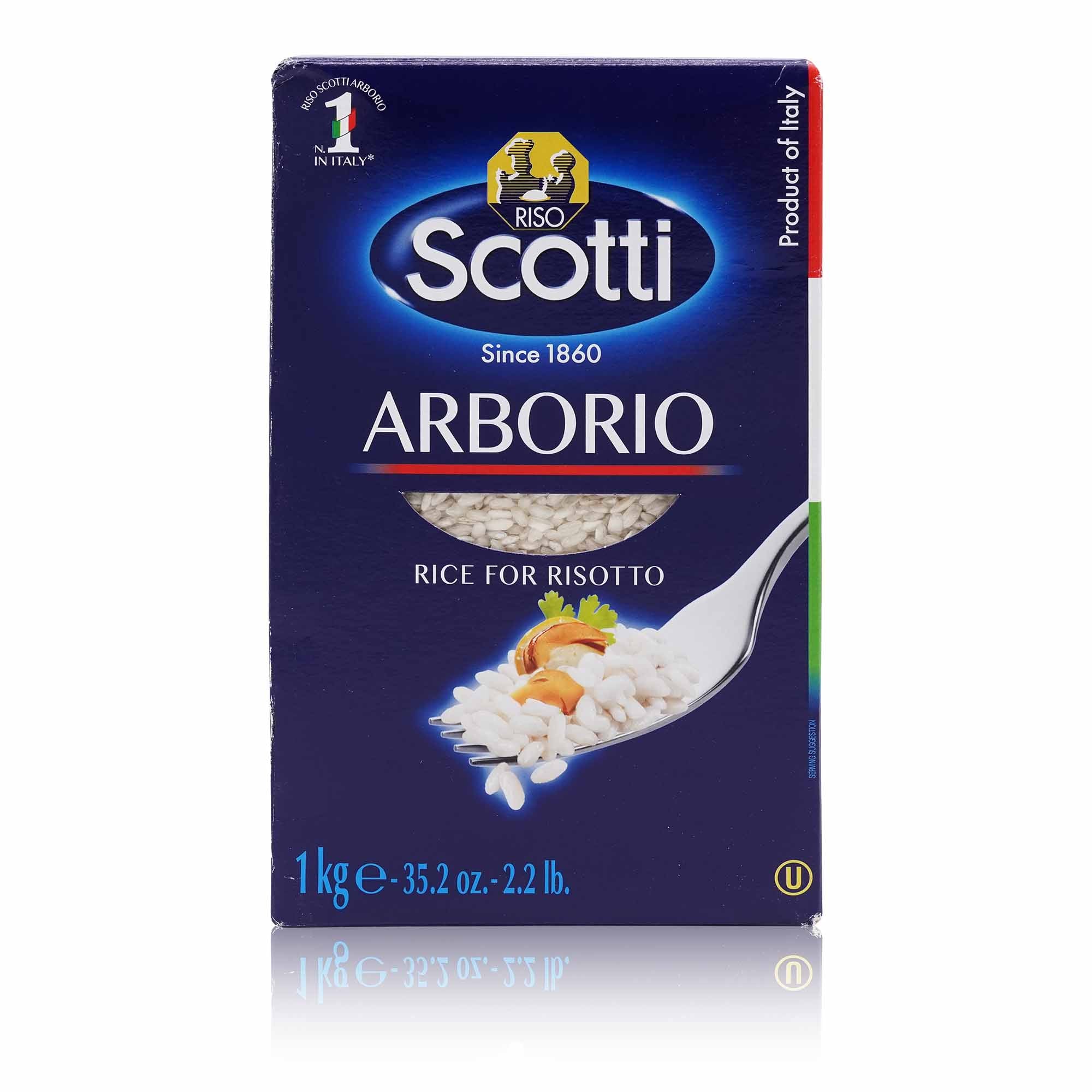 SCOTTI Riso Arborio per Risotto – Reis Arborio für Risotto - 1kg